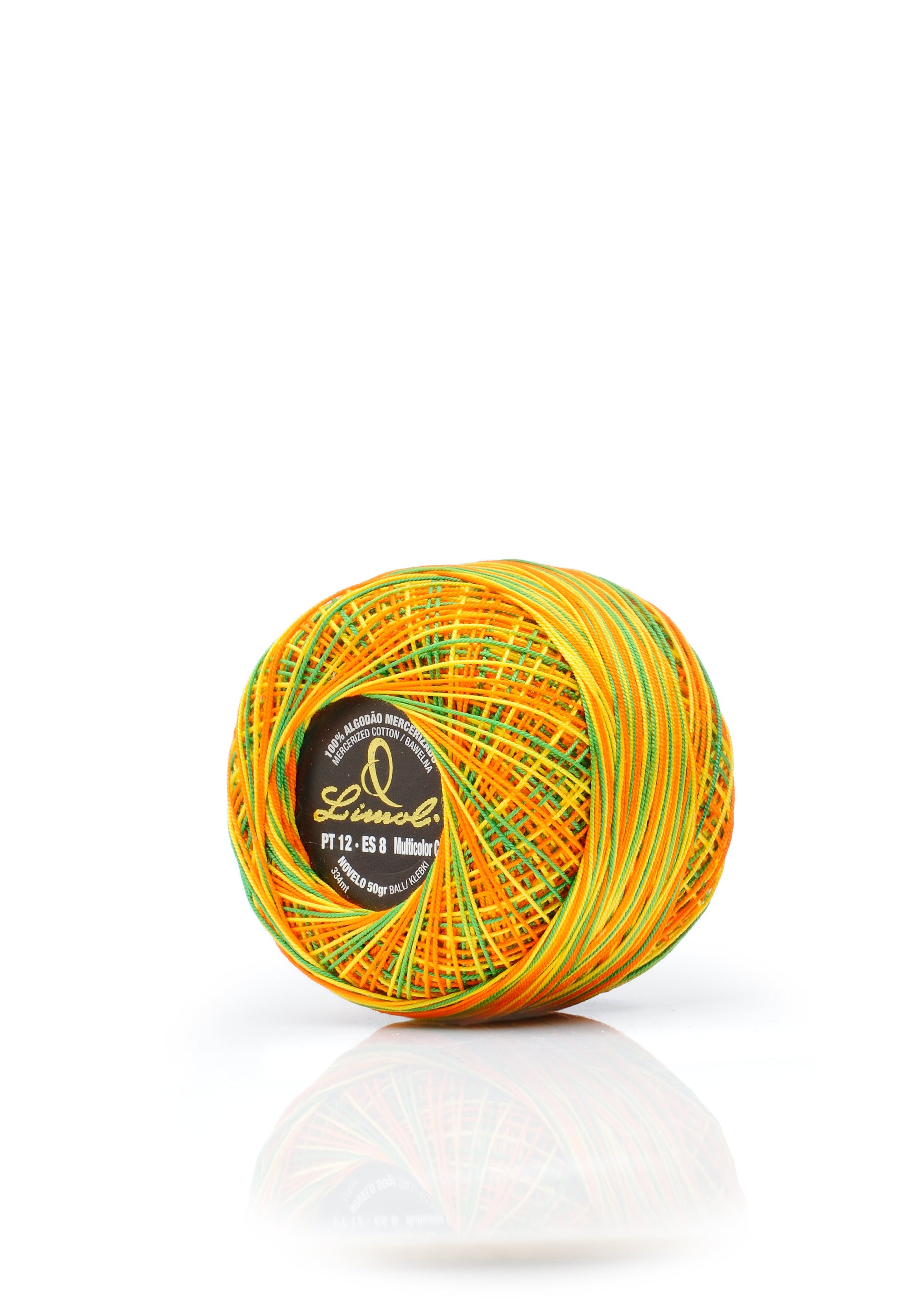 LIMOL Crochet yarn nº12 (50 gr), variegated colors — Armazém das ...